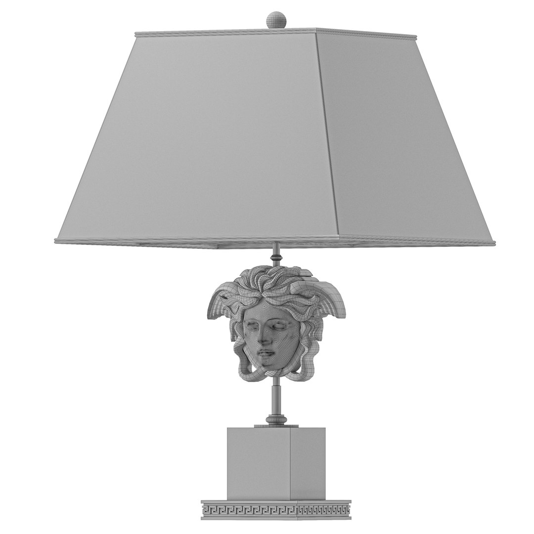 3D Versace Home Medusa Table Lamp - TurboSquid 2110877