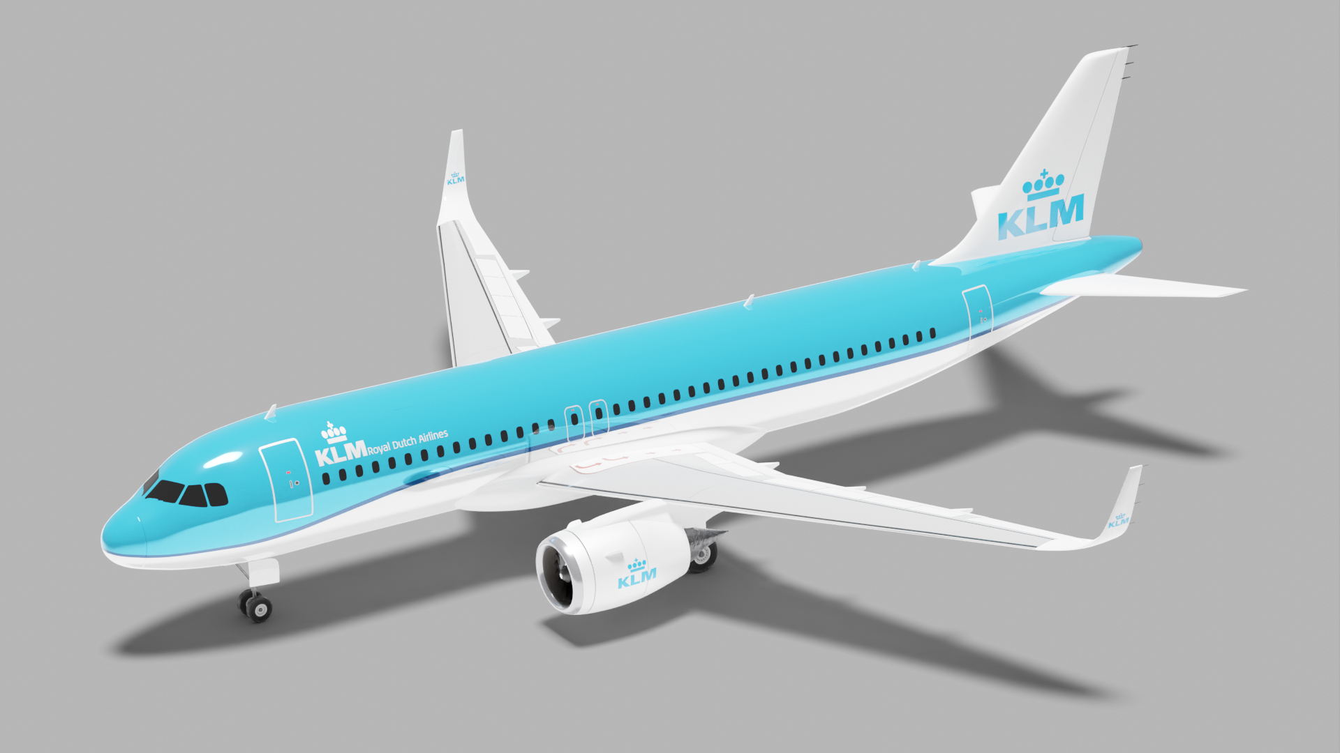 A320 Neo - KLM 3D Model - TurboSquid 2101354