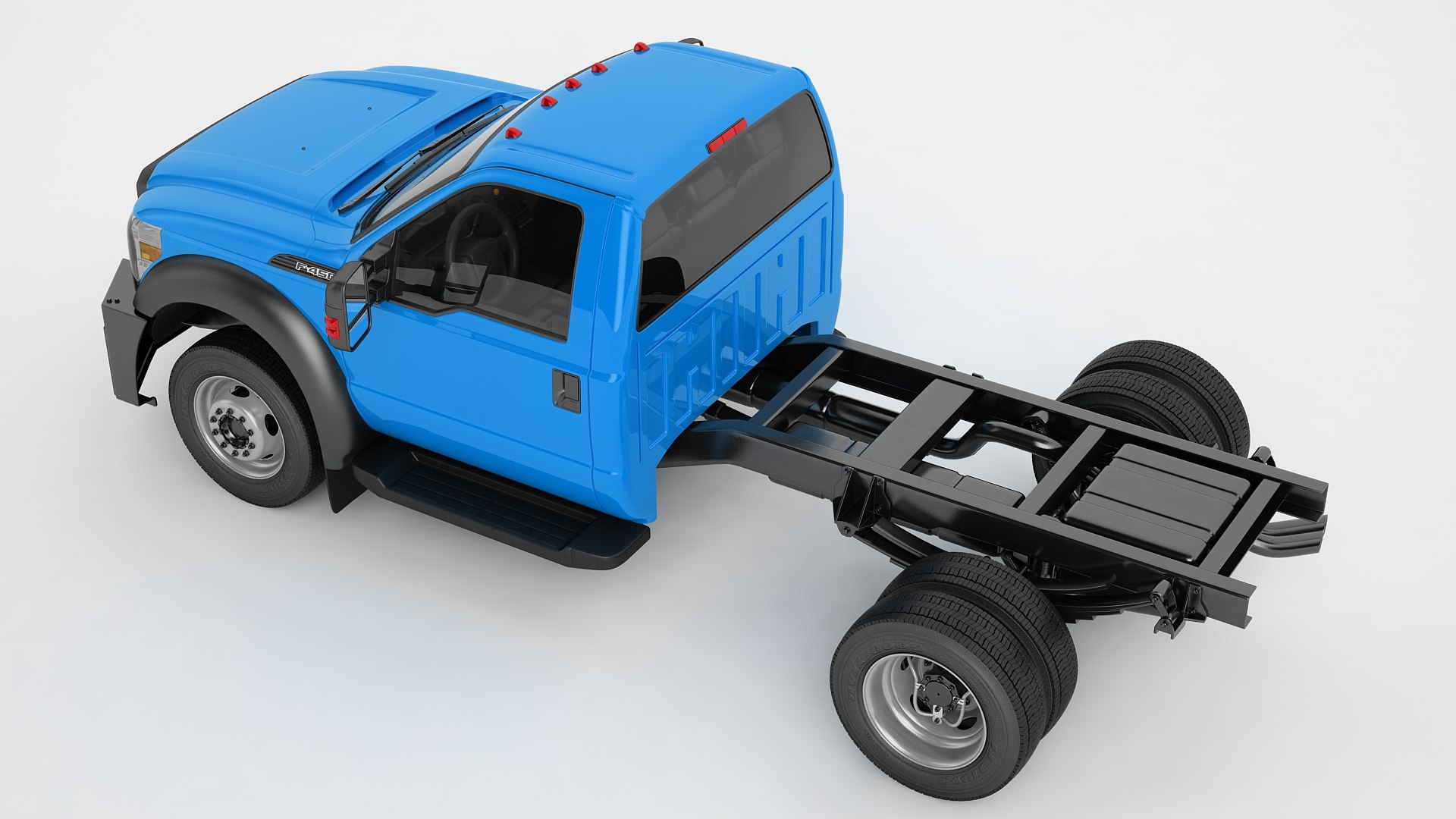 3D f450 truck chassis model - TurboSquid 1517871