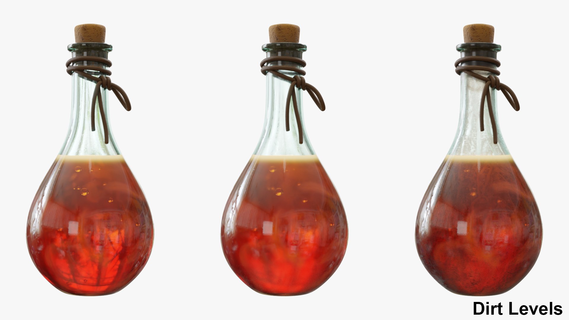 Potion Flask 3D - TurboSquid 2101888
