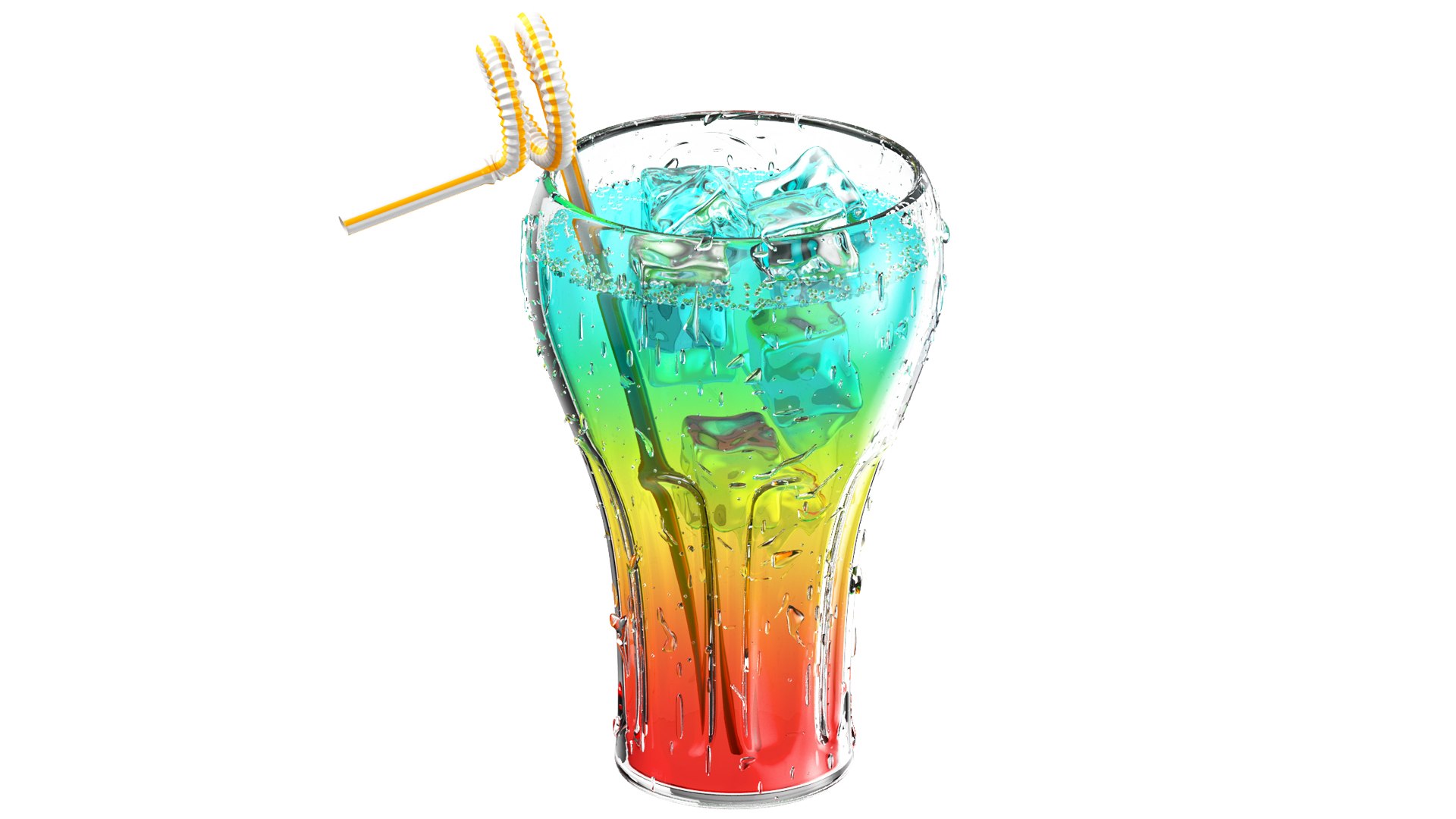 Cocktail Juice Tropical 3D Model - TurboSquid 1973437