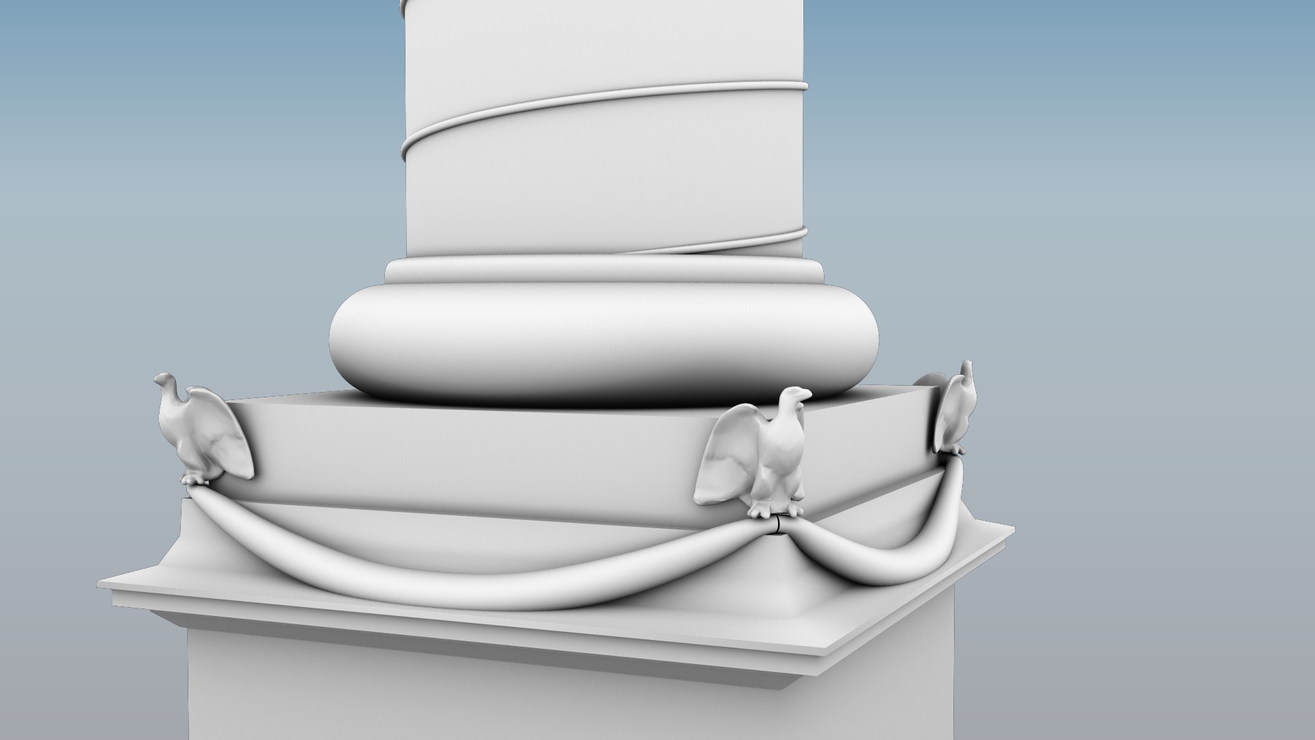 3D Vendome Column - TurboSquid 1812836