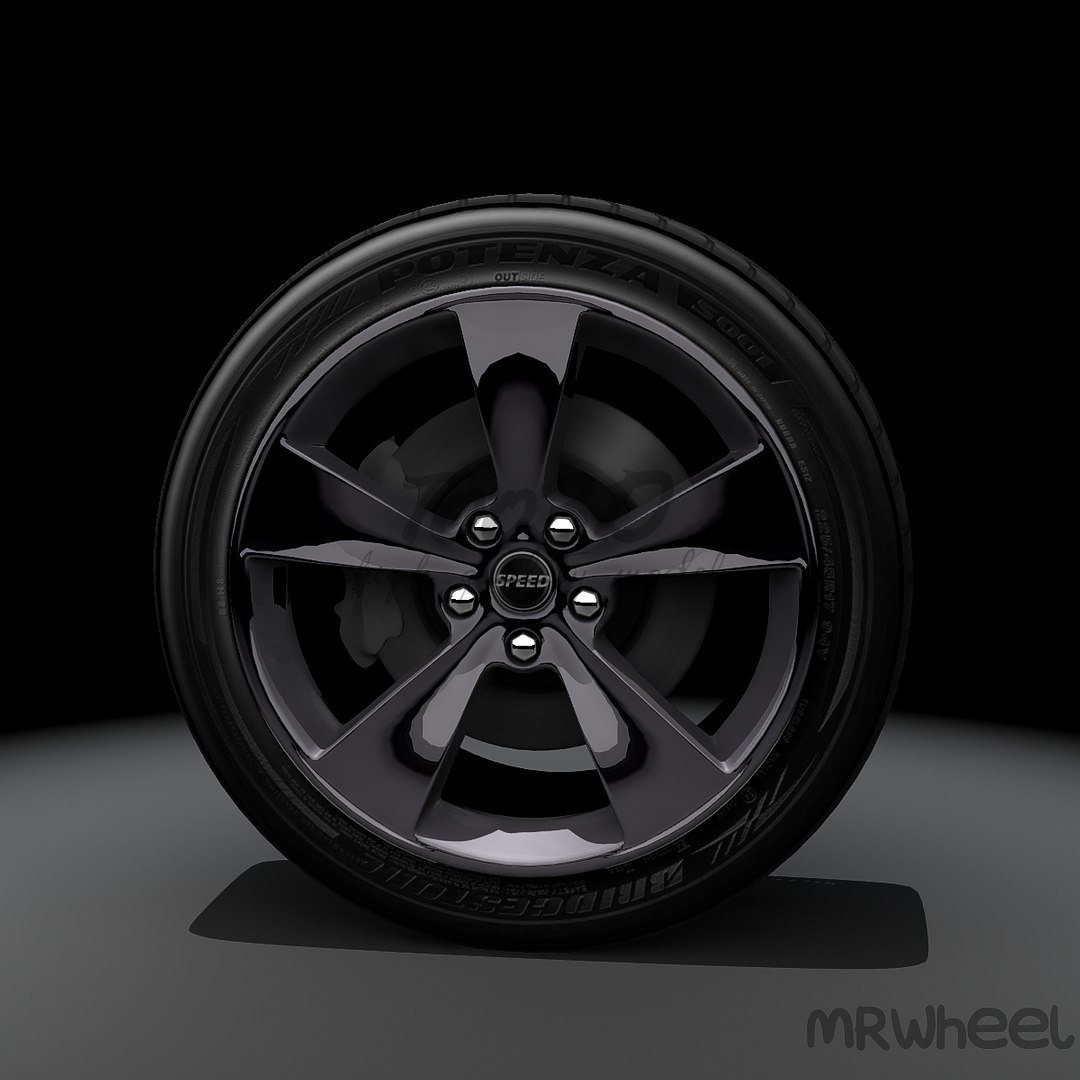 3d wheel mrwheel model