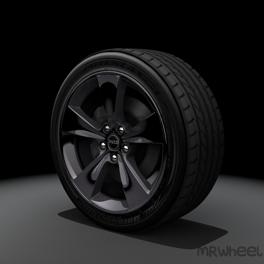 3d wheel mrwheel model