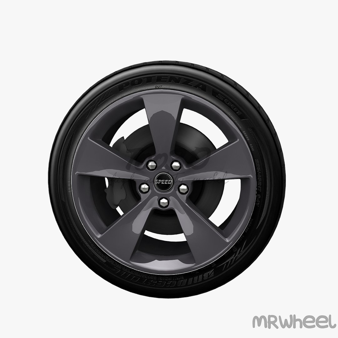 3d wheel mrwheel model