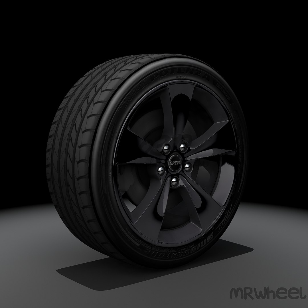 3d wheel mrwheel model