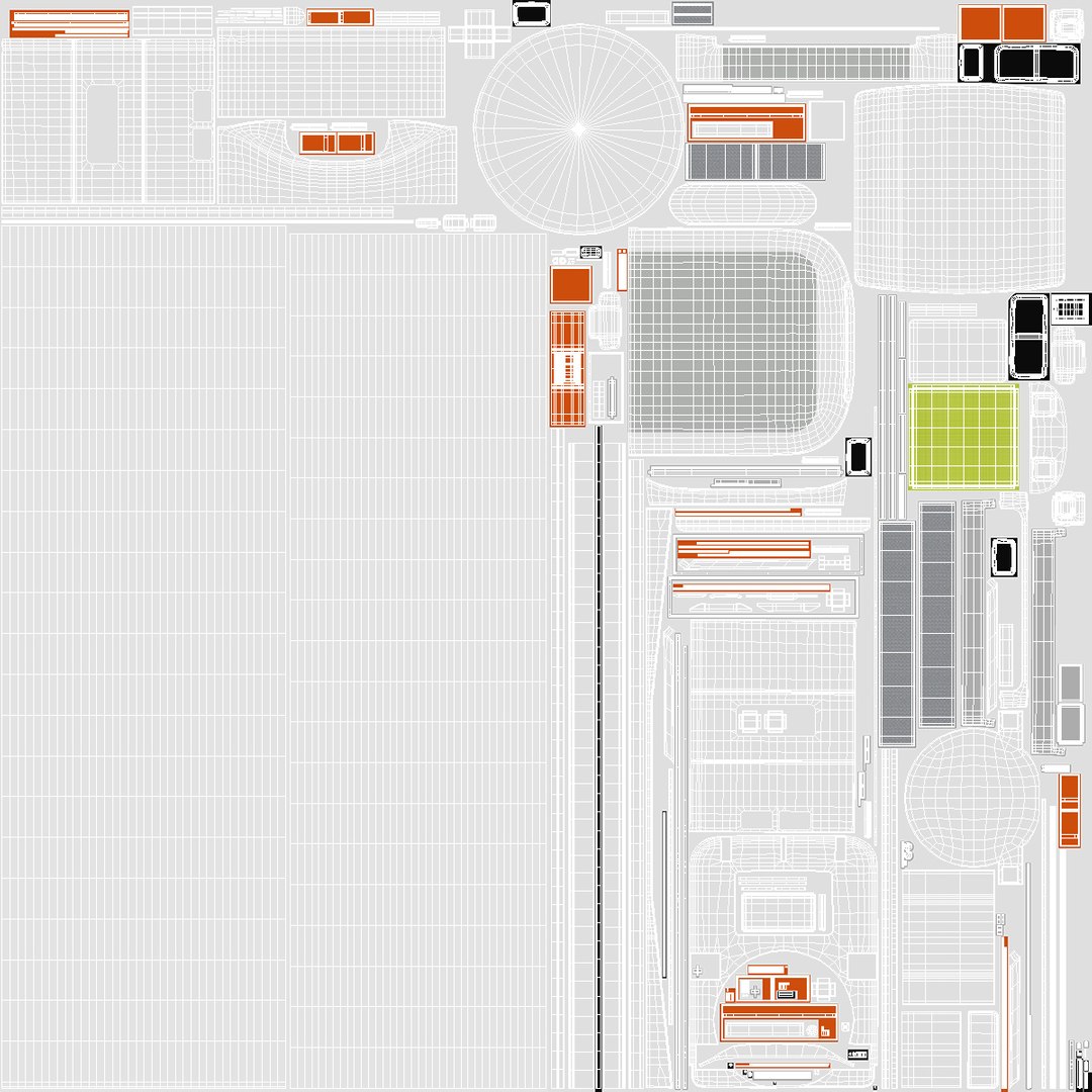 3D Massive Offshore Wind Turbine Base Frame - TurboSquid 1794496