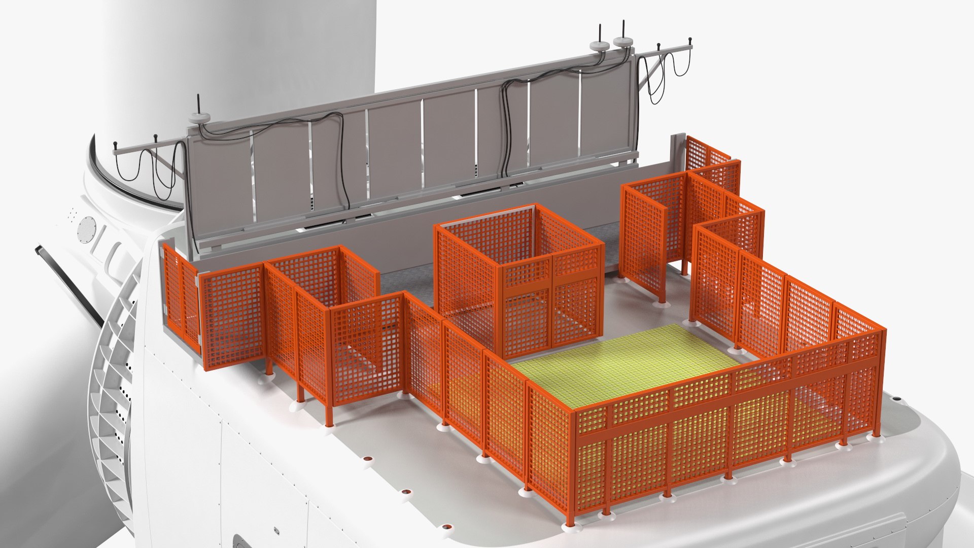 3D Massive Offshore Wind Turbine Base Frame - TurboSquid 1794496
