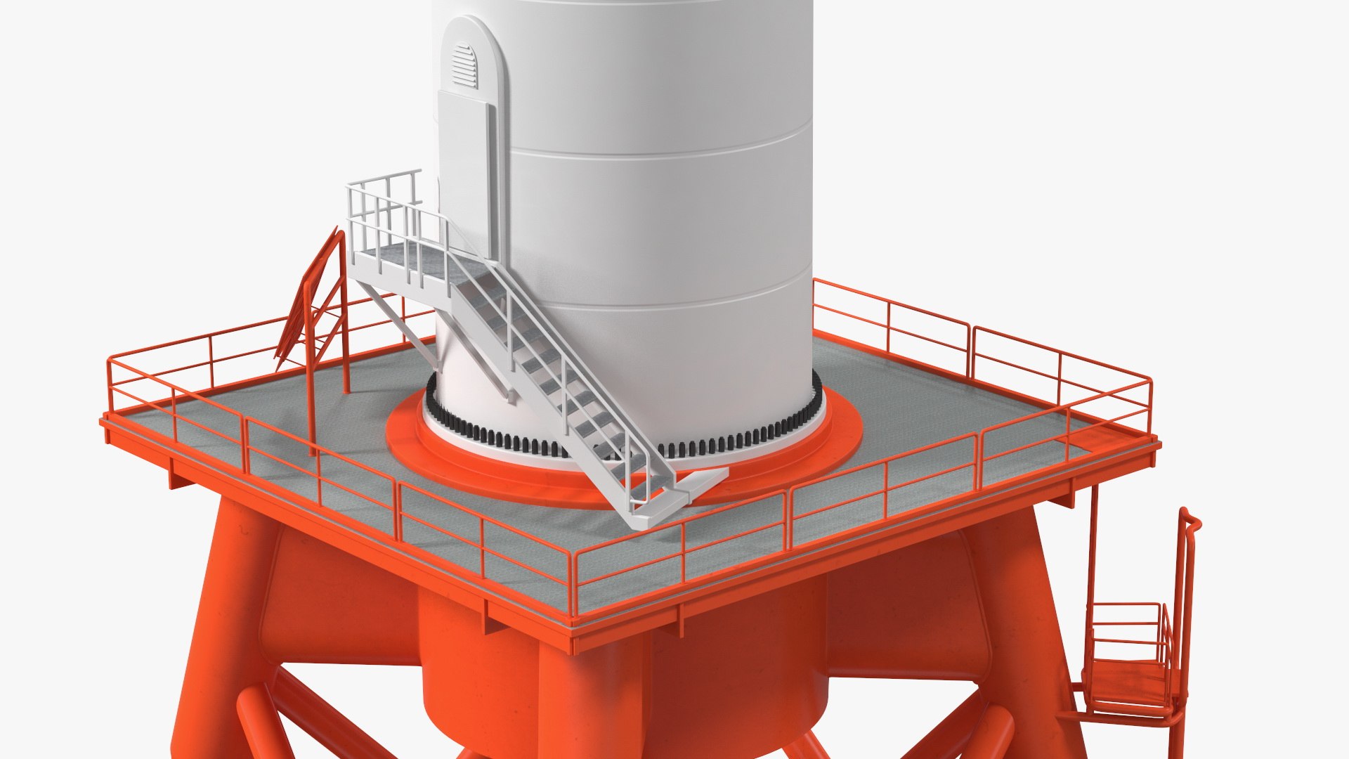 3D Massive Offshore Wind Turbine Base Frame - TurboSquid 1794496