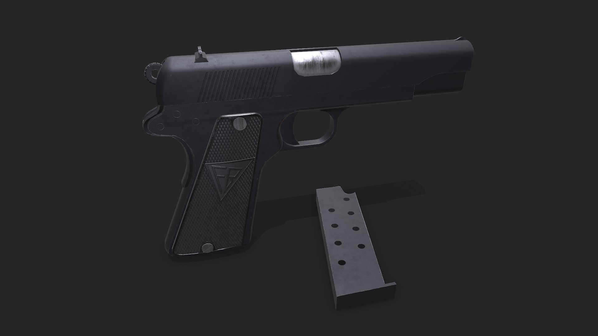 FB Radom VIS 35 Pistol 1936 Low-poly PBR 3D - TurboSquid 2227322