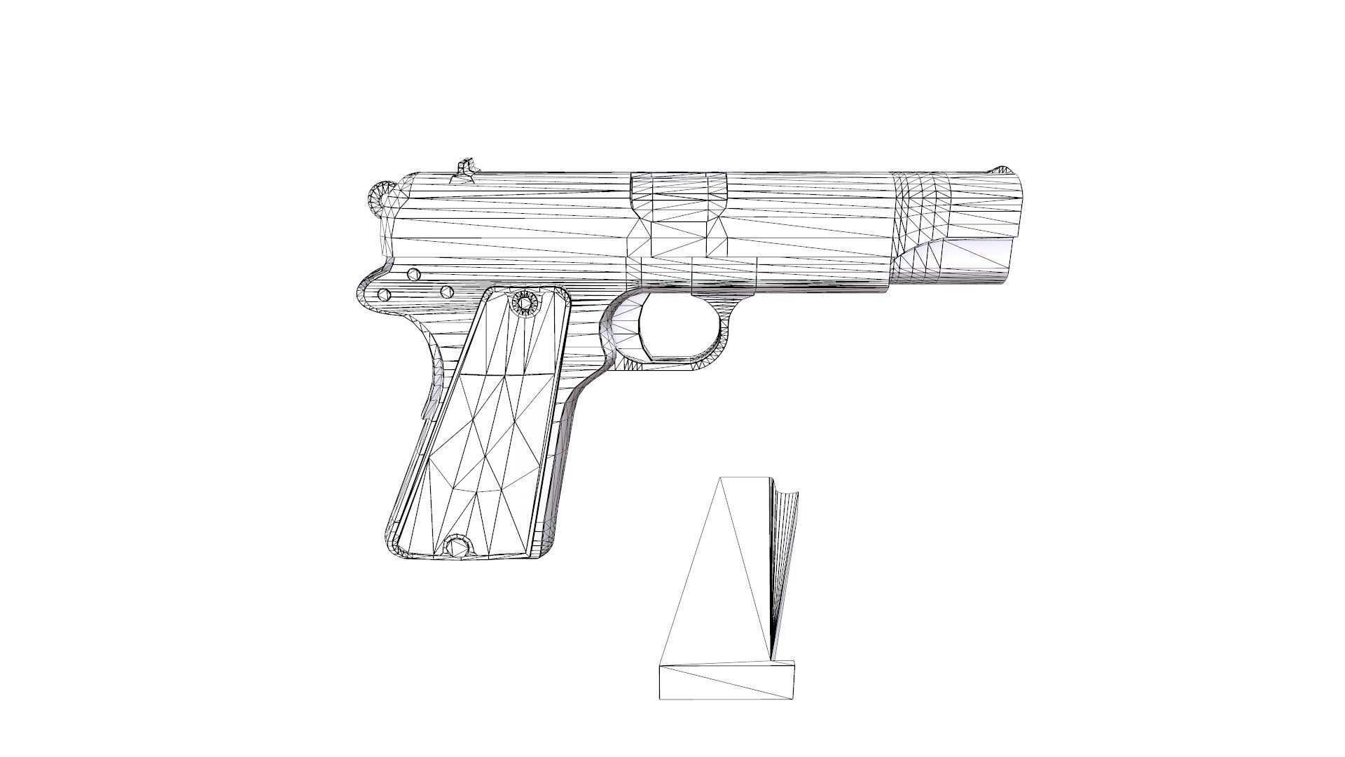 FB Radom VIS 35 Pistol 1936 Low-poly PBR 3D - TurboSquid 2227322