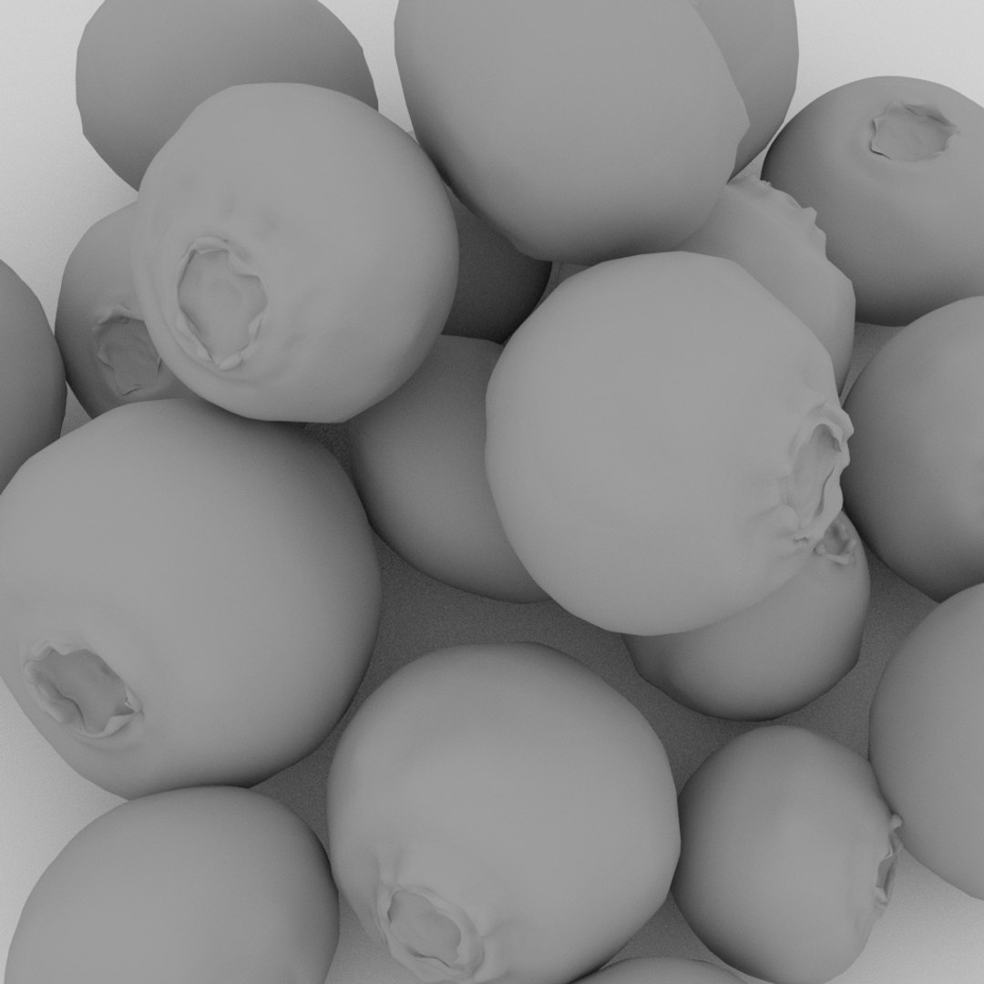 Blueberry Blue Berry 3D Model - TurboSquid 1391097