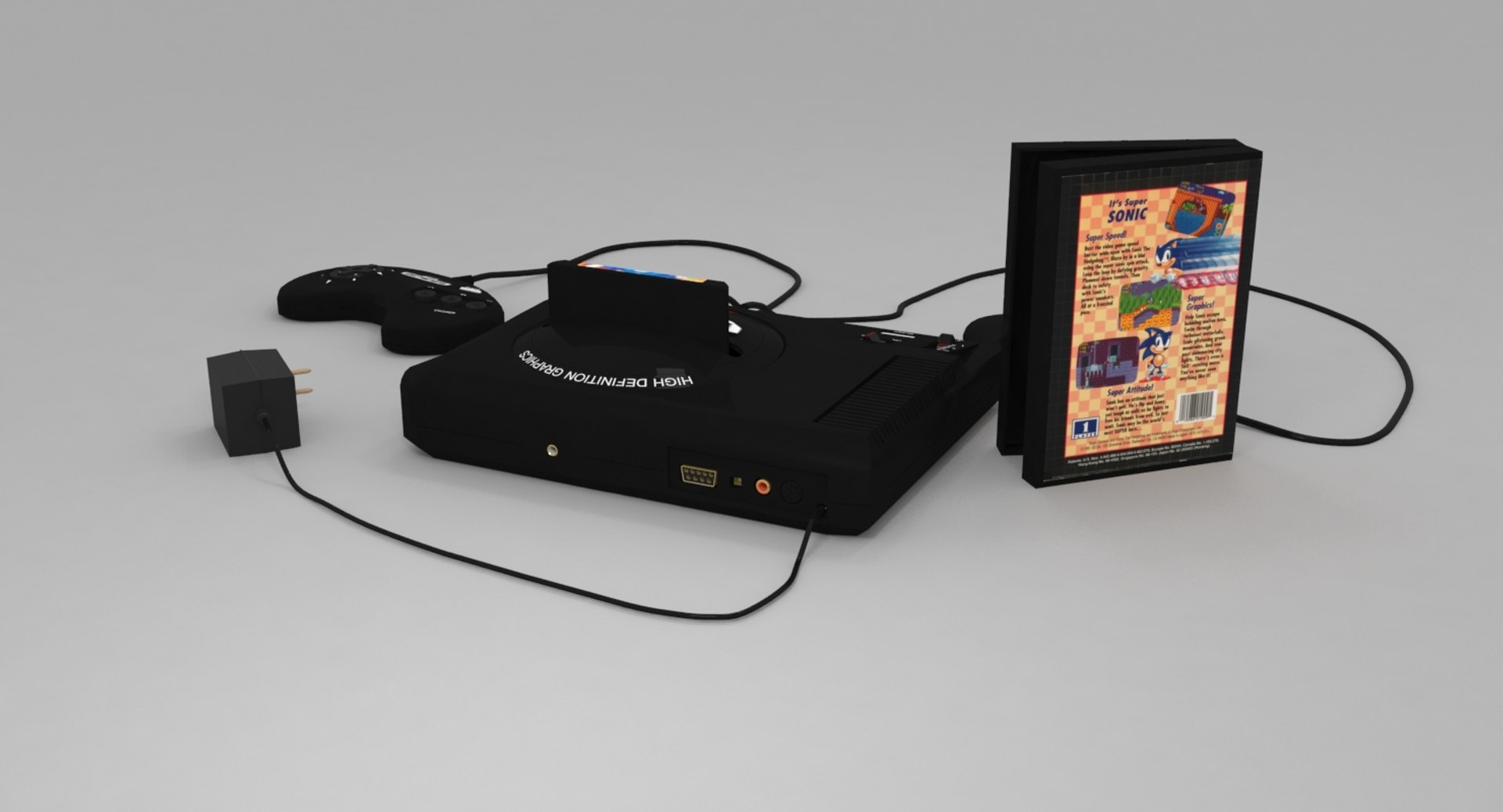 Sega Genesis 3D Model - TurboSquid 1362721