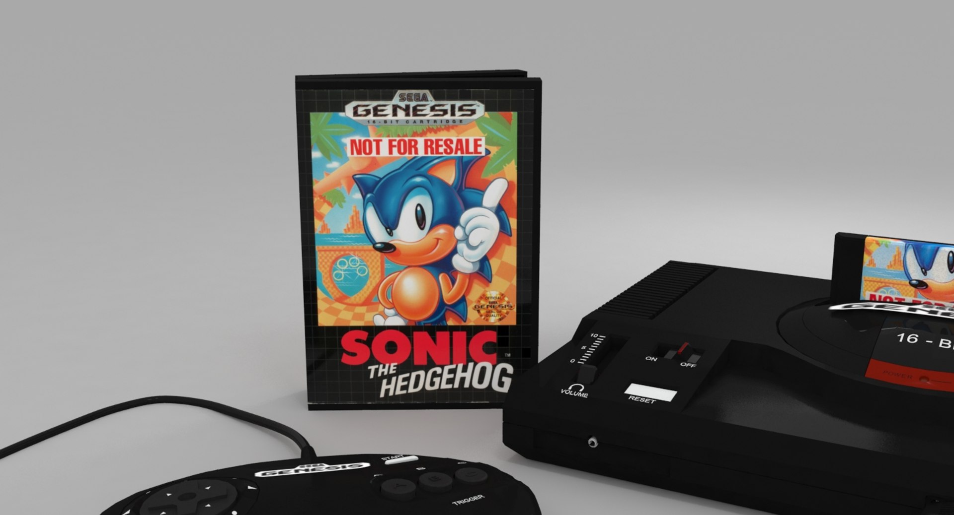 Sega Genesis 3D Model - TurboSquid 1362721