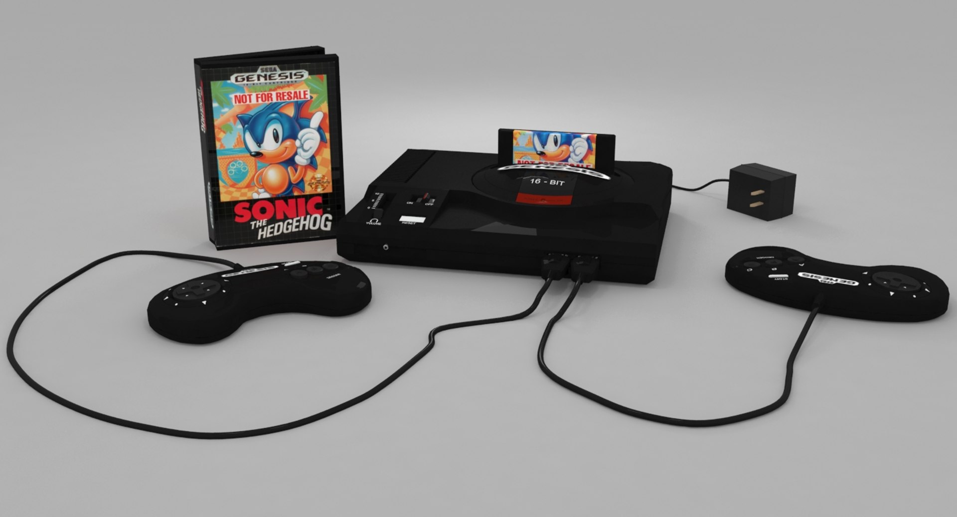 Sega Genesis 3D Model - TurboSquid 1362721