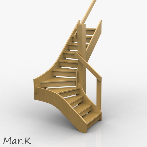 library steps 3d model