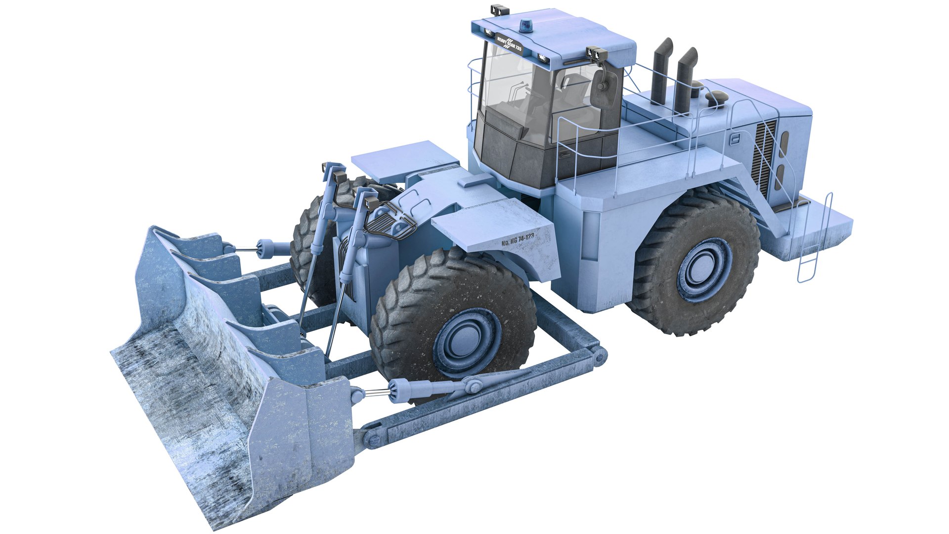 Wheel Loader 3D Model - TurboSquid 2222043