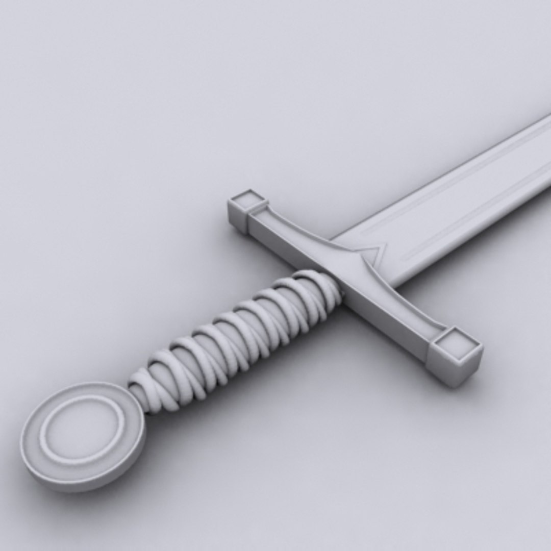 Excalibur Sword 3d Model