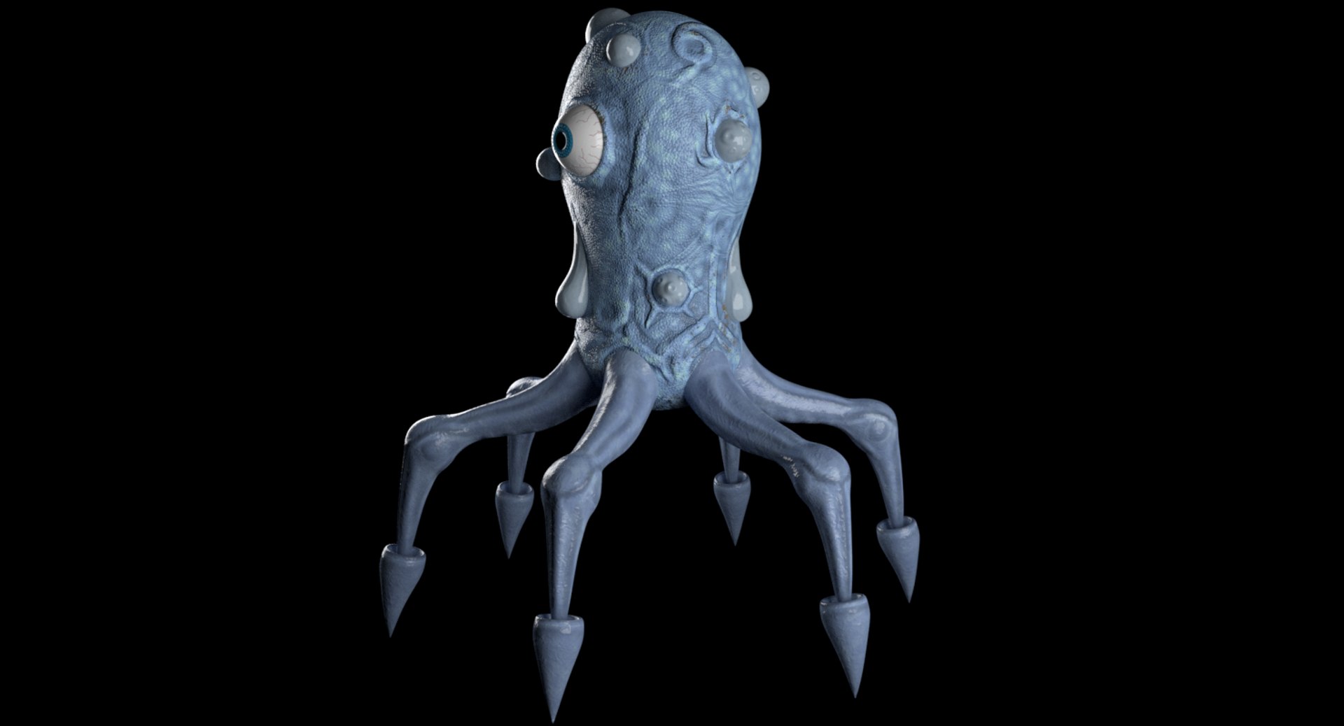3D Model Squid Monster - TurboSquid 1311279