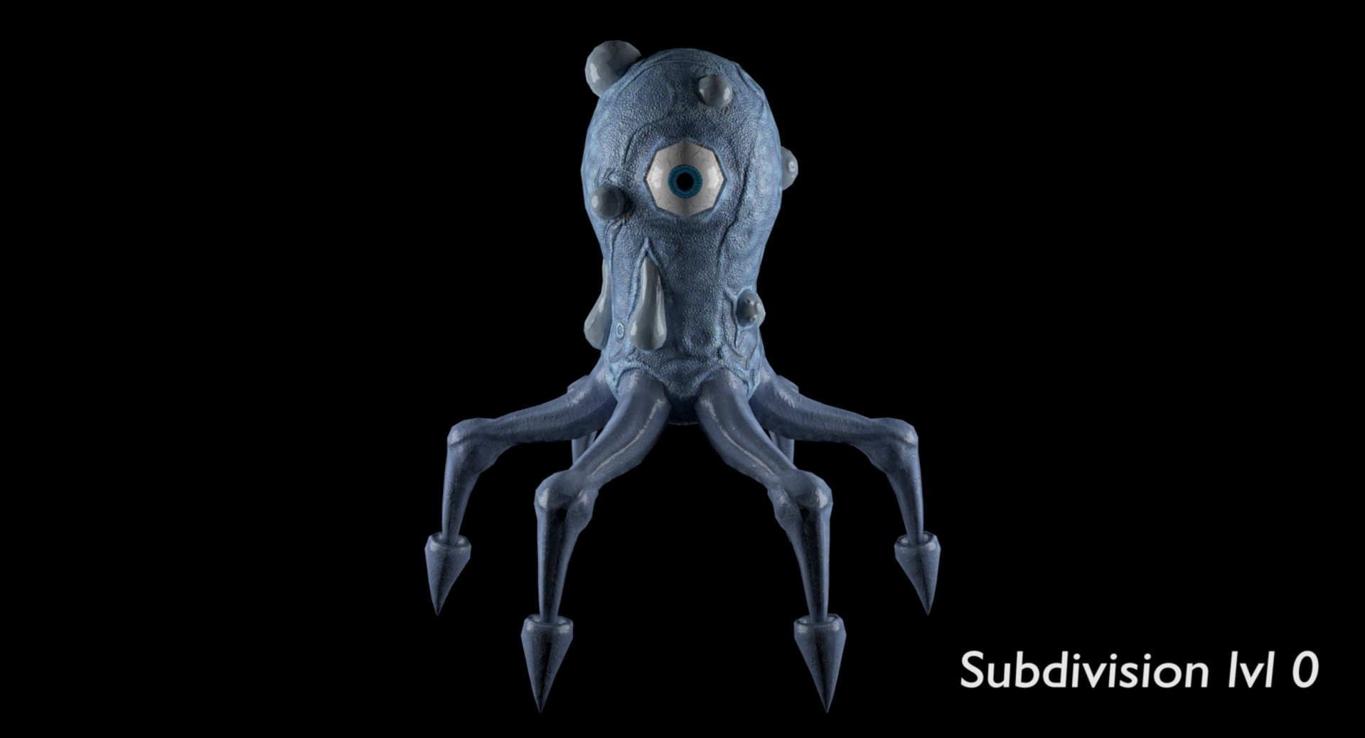 3D Model Squid Monster - TurboSquid 1311279