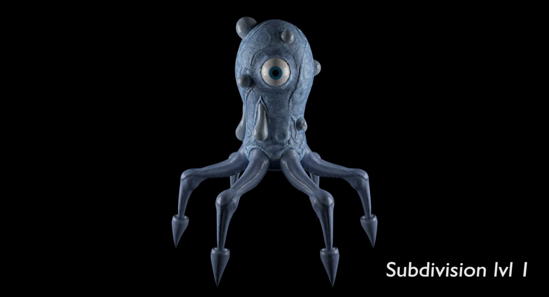 3D Model Squid Monster - TurboSquid 1311279