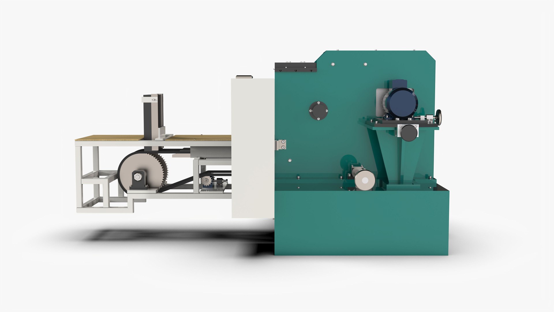 Wood Cutting Machine 3D - TurboSquid 1992788