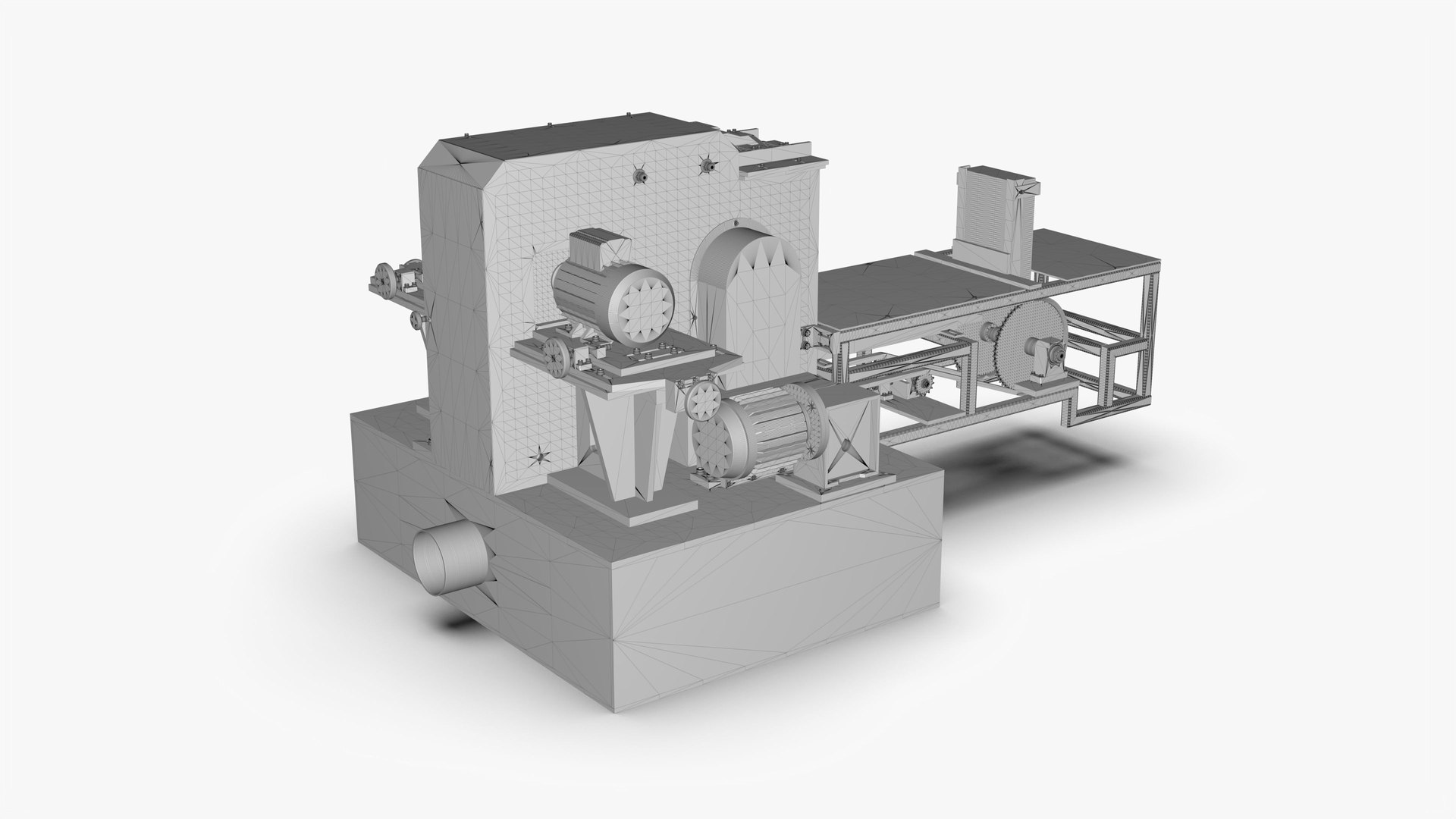 Wood Cutting Machine 3D - TurboSquid 1992788
