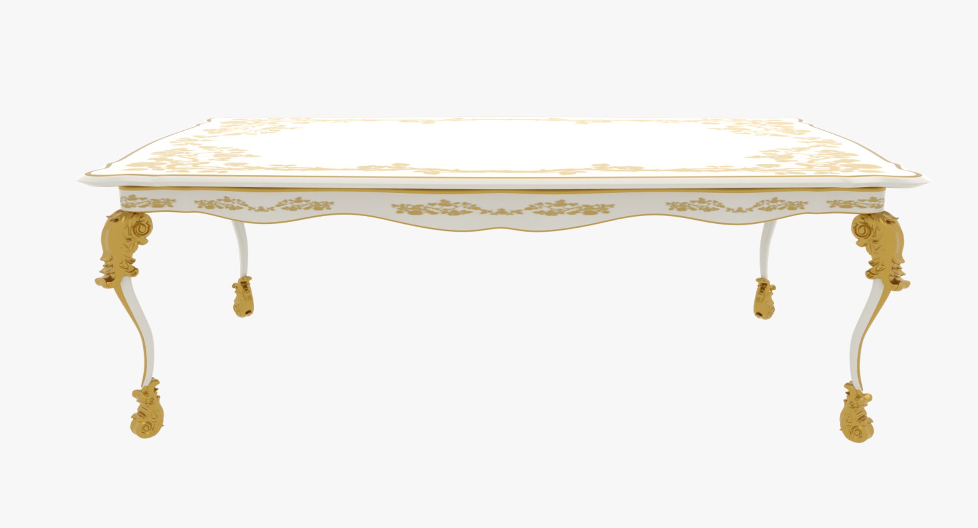 Victorian Dining Table 3D Model - TurboSquid 1385781