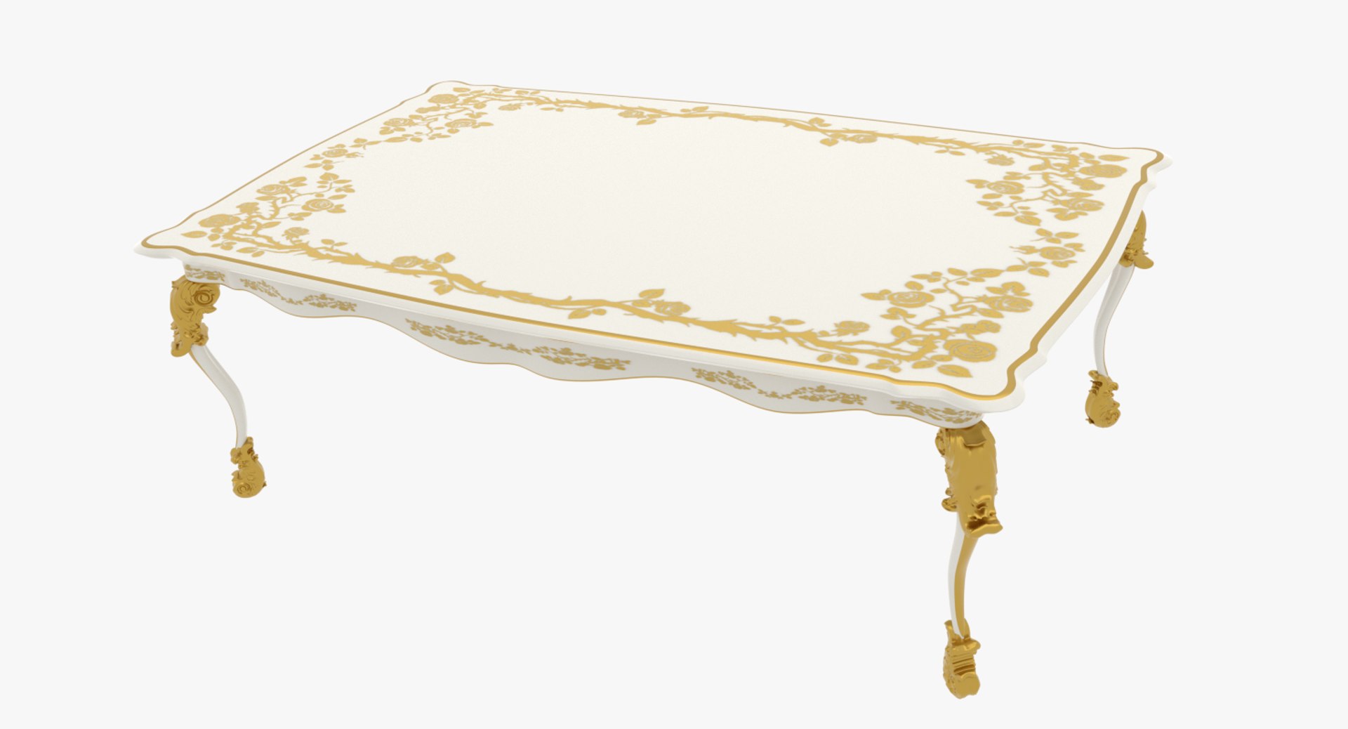 Victorian Dining Table 3D Model - TurboSquid 1385781