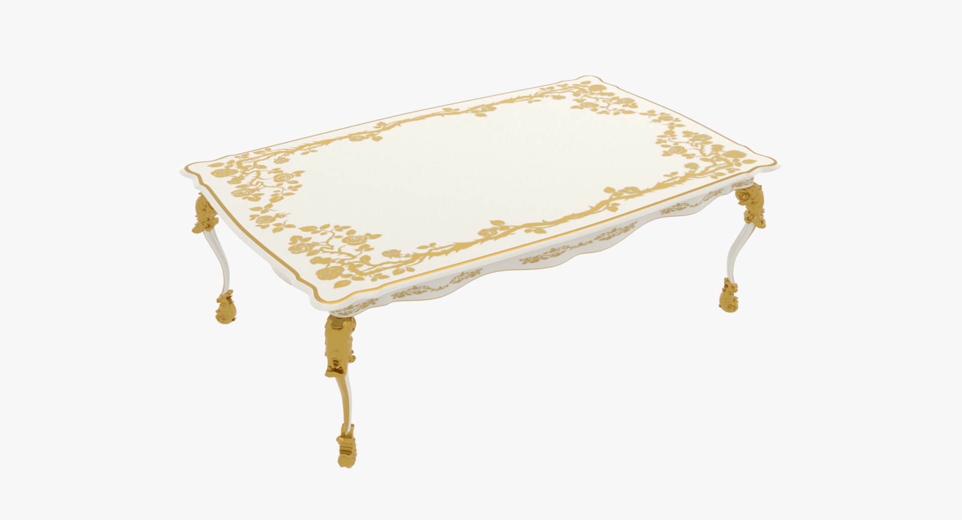 Victorian Dining Table 3D Model - TurboSquid 1385781