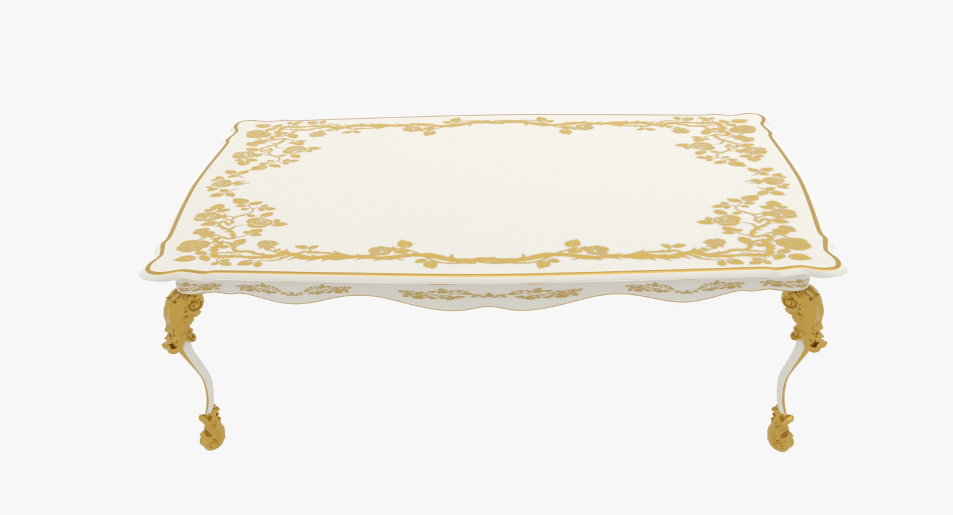 Victorian Dining Table 3D Model - TurboSquid 1385781