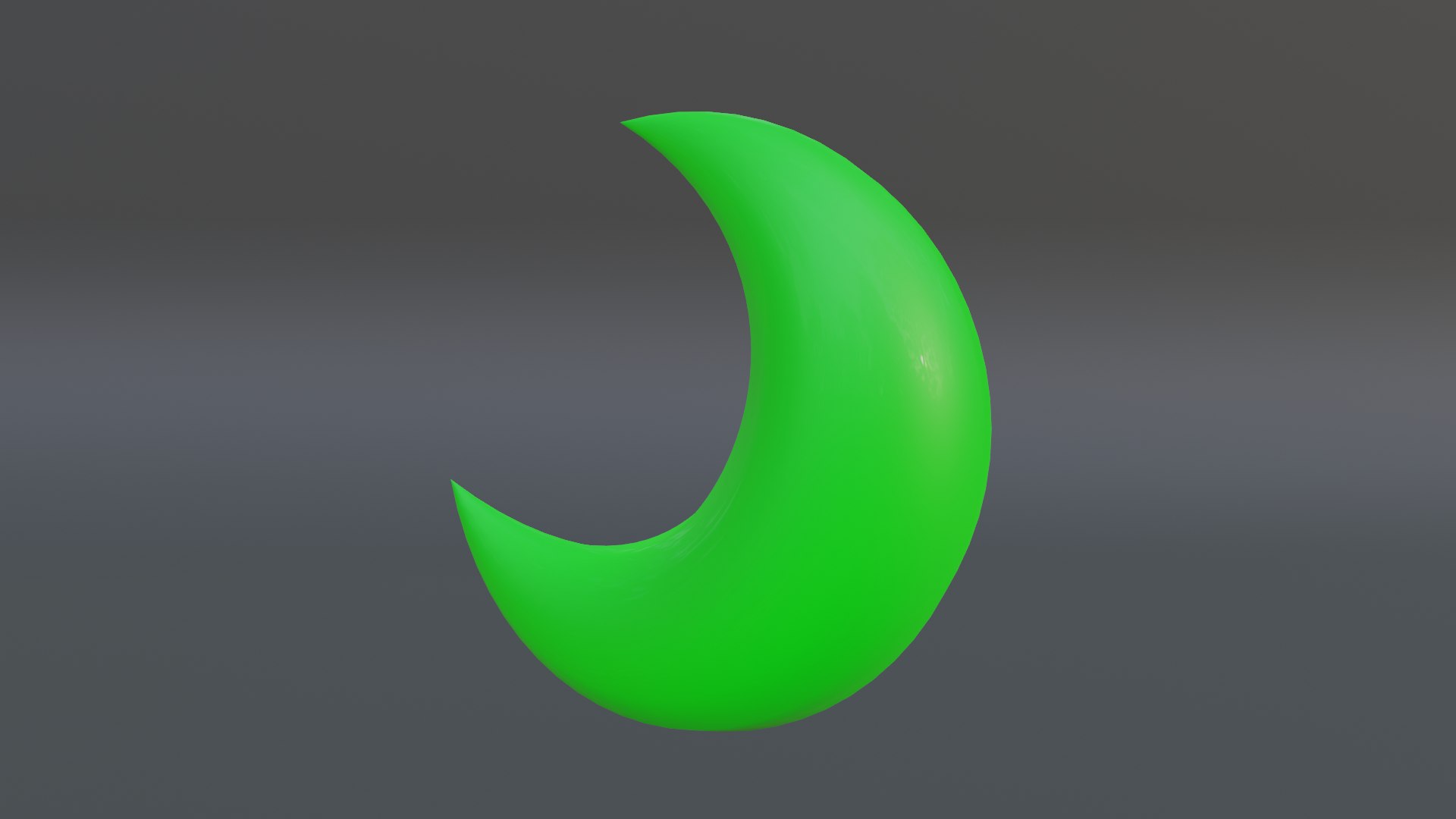 3D Green Moon - TurboSquid 2088178