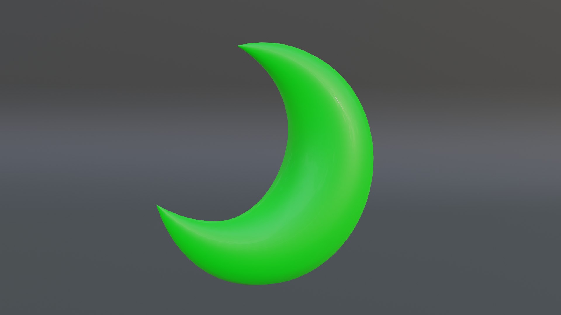 3D Green Moon - TurboSquid 2088178