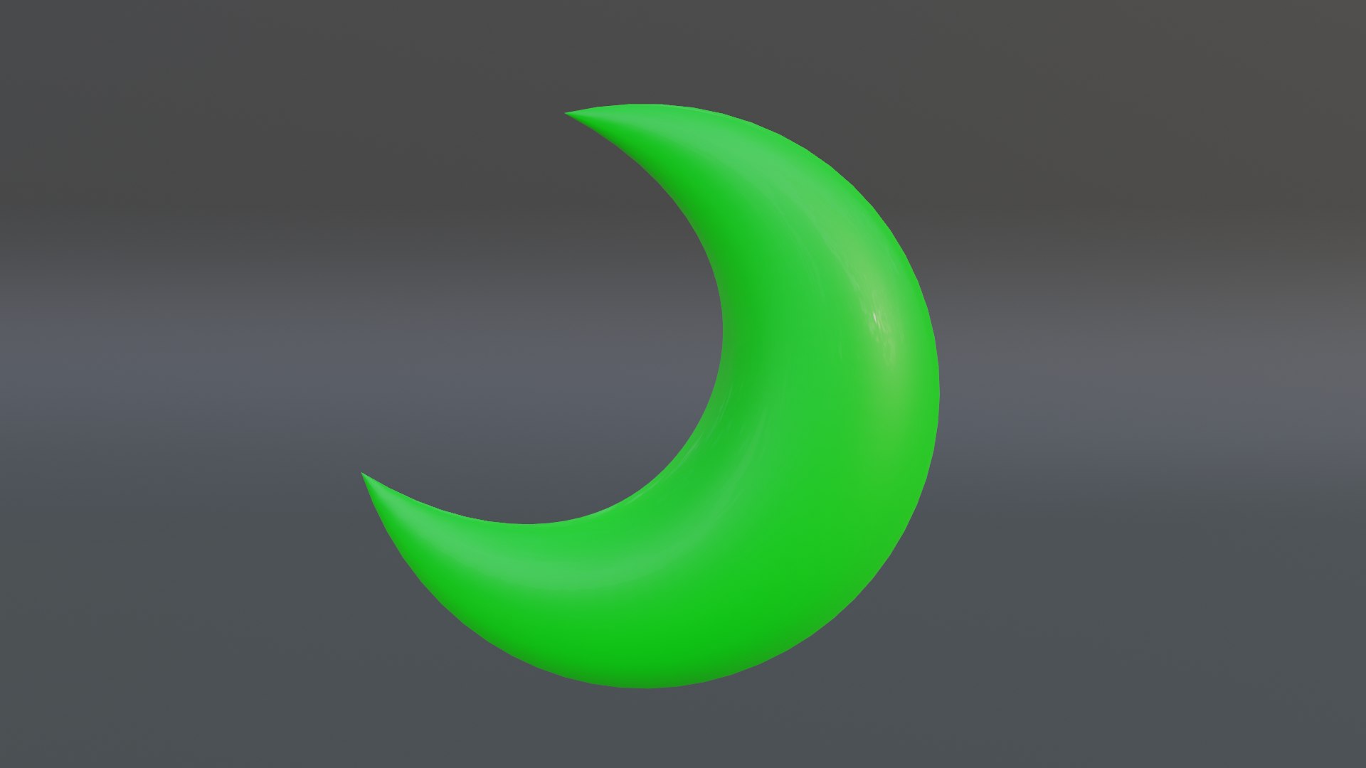 3D Green Moon - TurboSquid 2088178