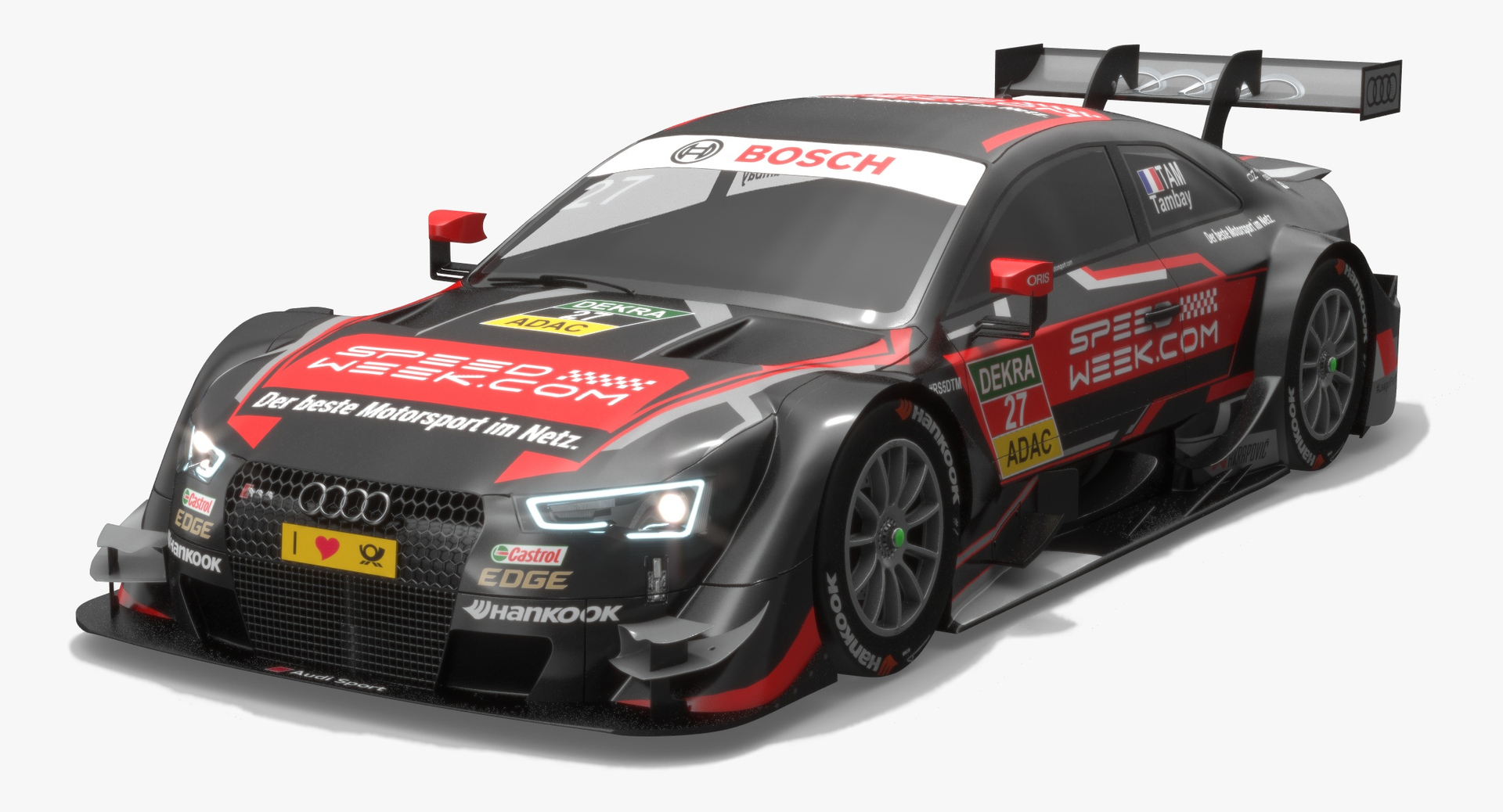 Pack dtm audi cars 3D model - TurboSquid 1240383
