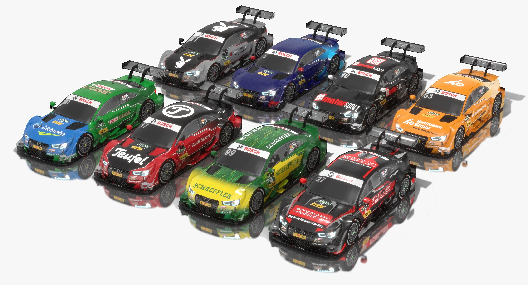Pack dtm audi cars 3D model - TurboSquid 1240383