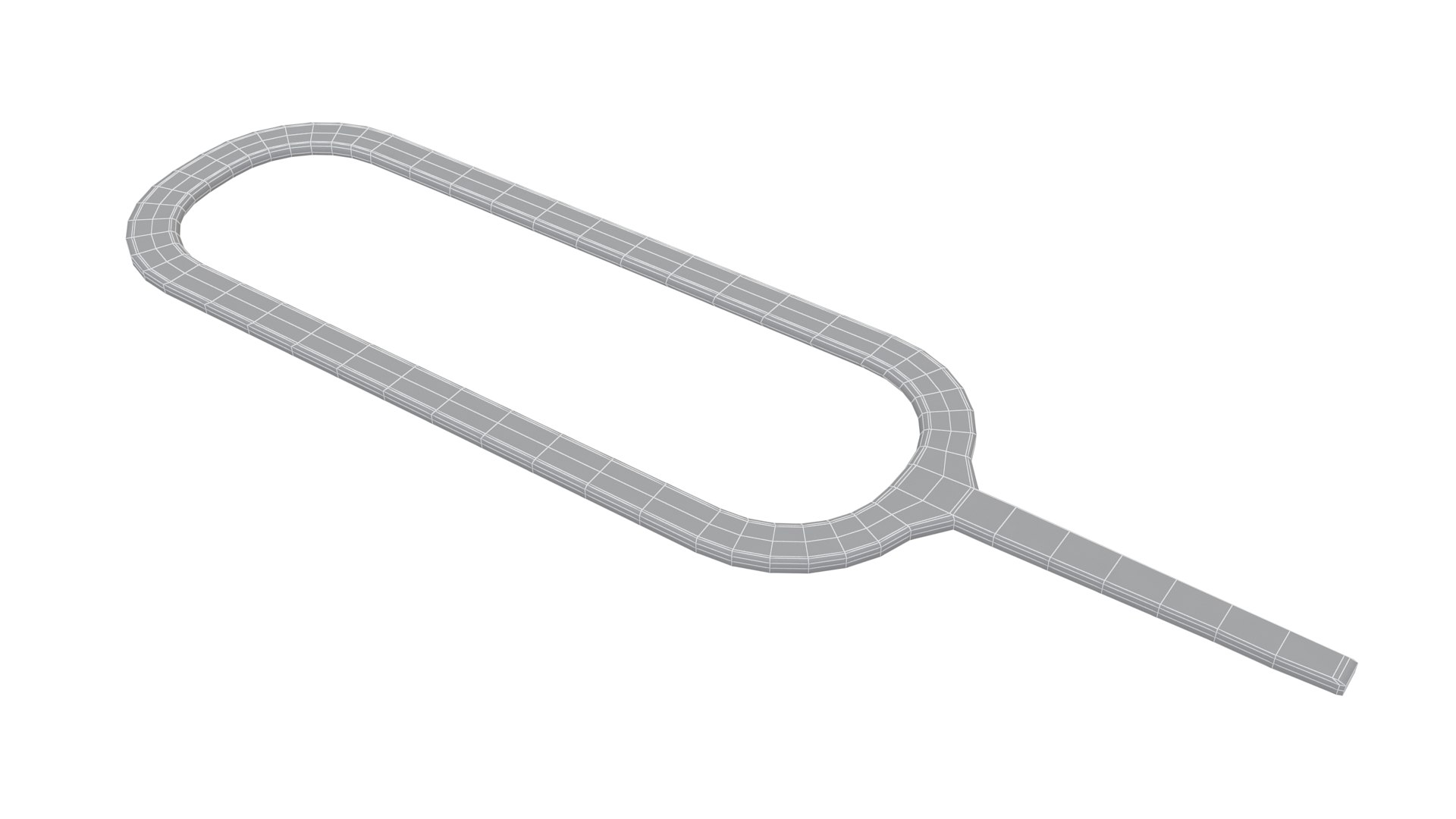 3D Sim Pin Key Stainless Steel - TurboSquid 2192815