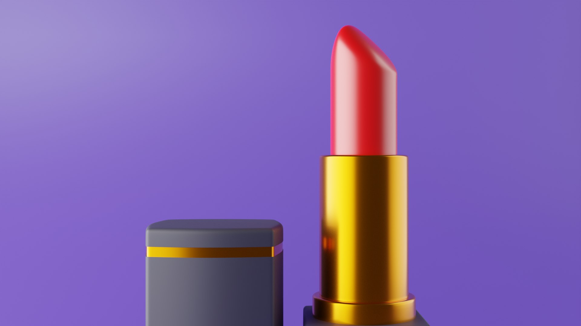 Elegant Lipstick 3D Model - Photorealistic Beauty For Your Renders ...