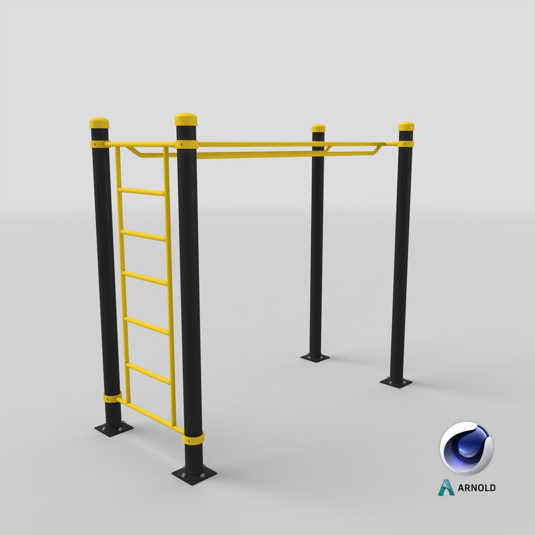 Monkey Bars V1 3D - TurboSquid 2085343