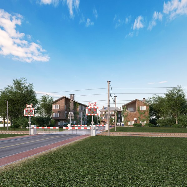 3D Suburbs Models | TurboSquid