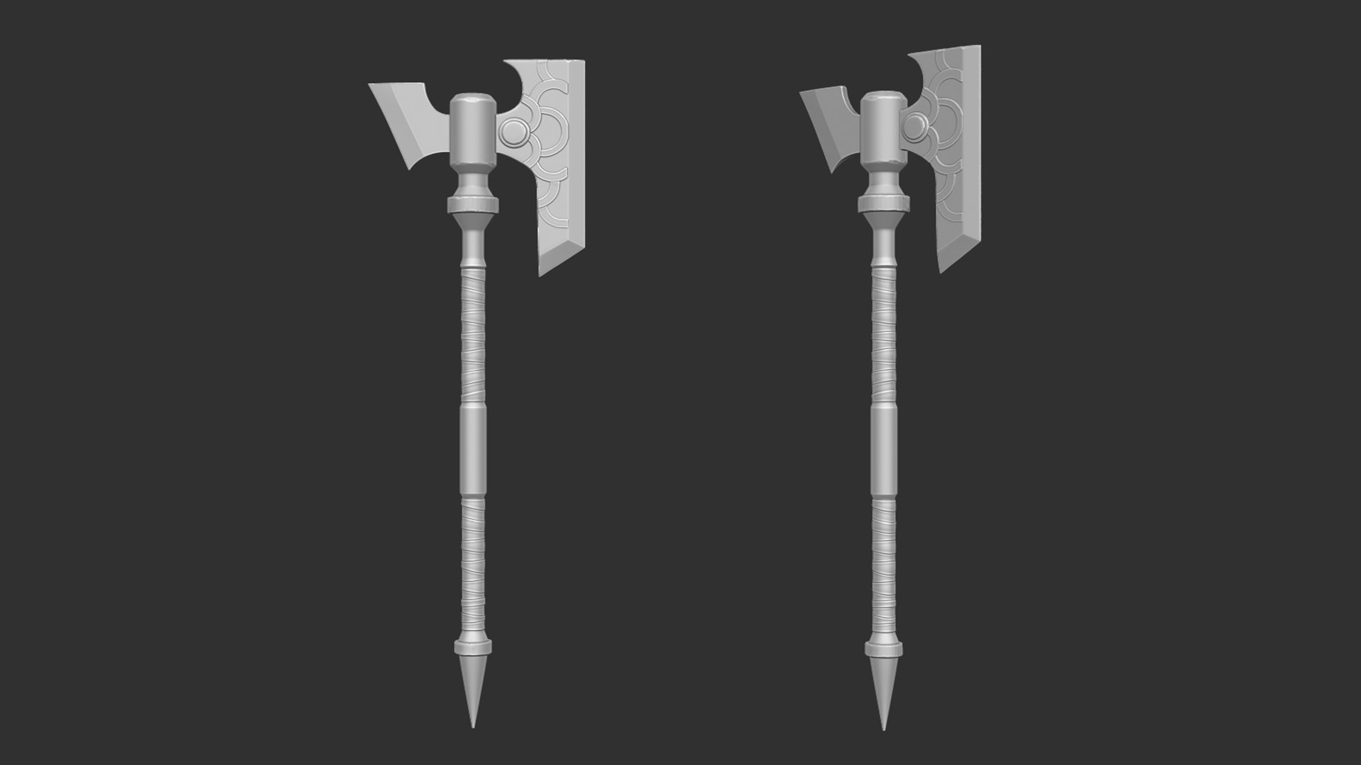 modelo 3d Battle Axe For 3D Printing - TurboSquid 2045594
