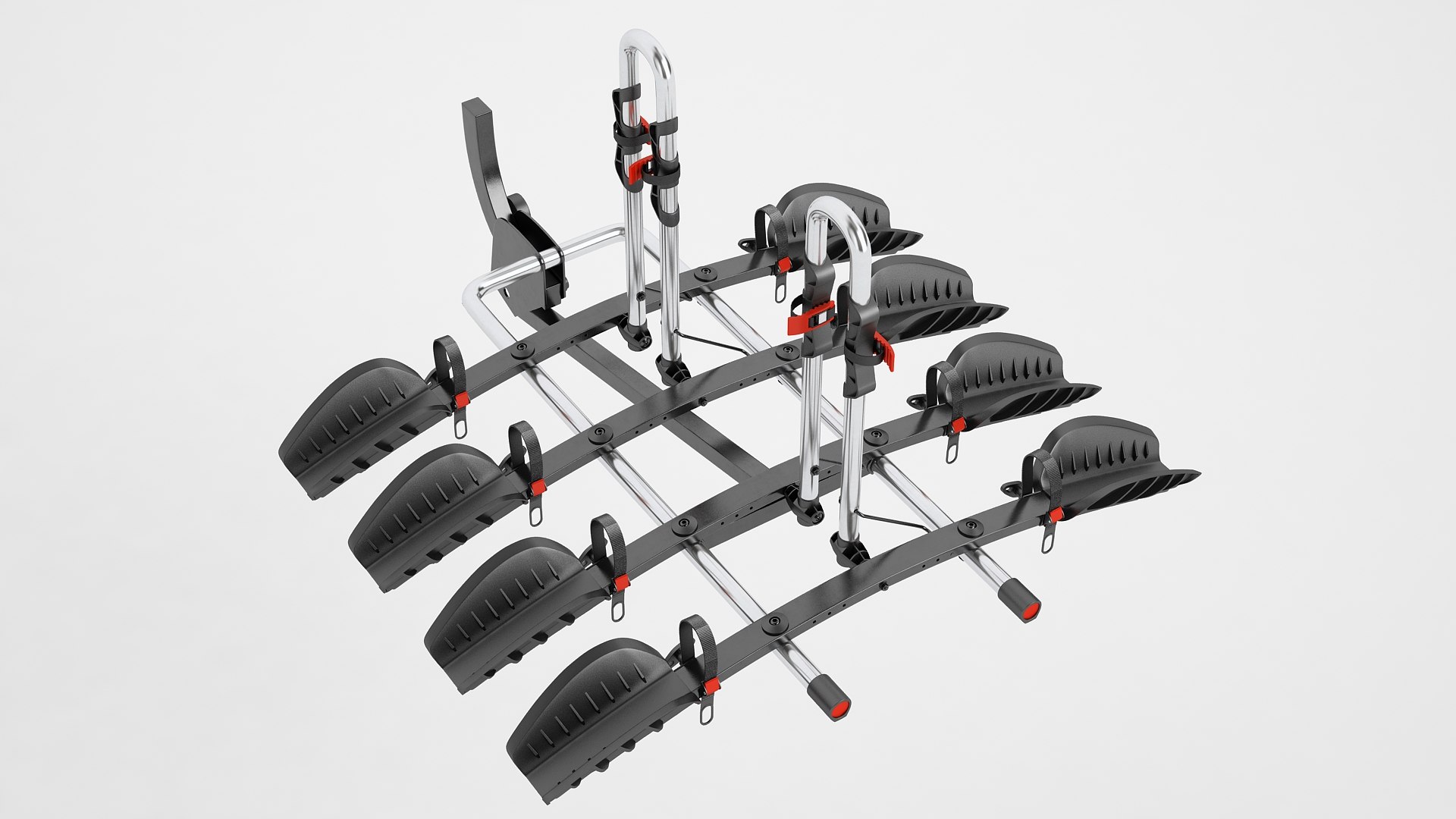 4 Bike Platform Hitch Rack 02 3D Model - TurboSquid 1807652