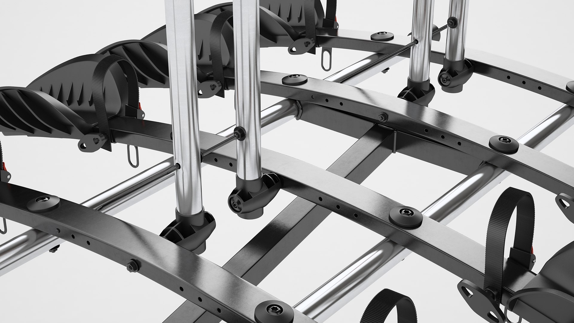 4 Bike Platform Hitch Rack 02 3D model - TurboSquid 1807652