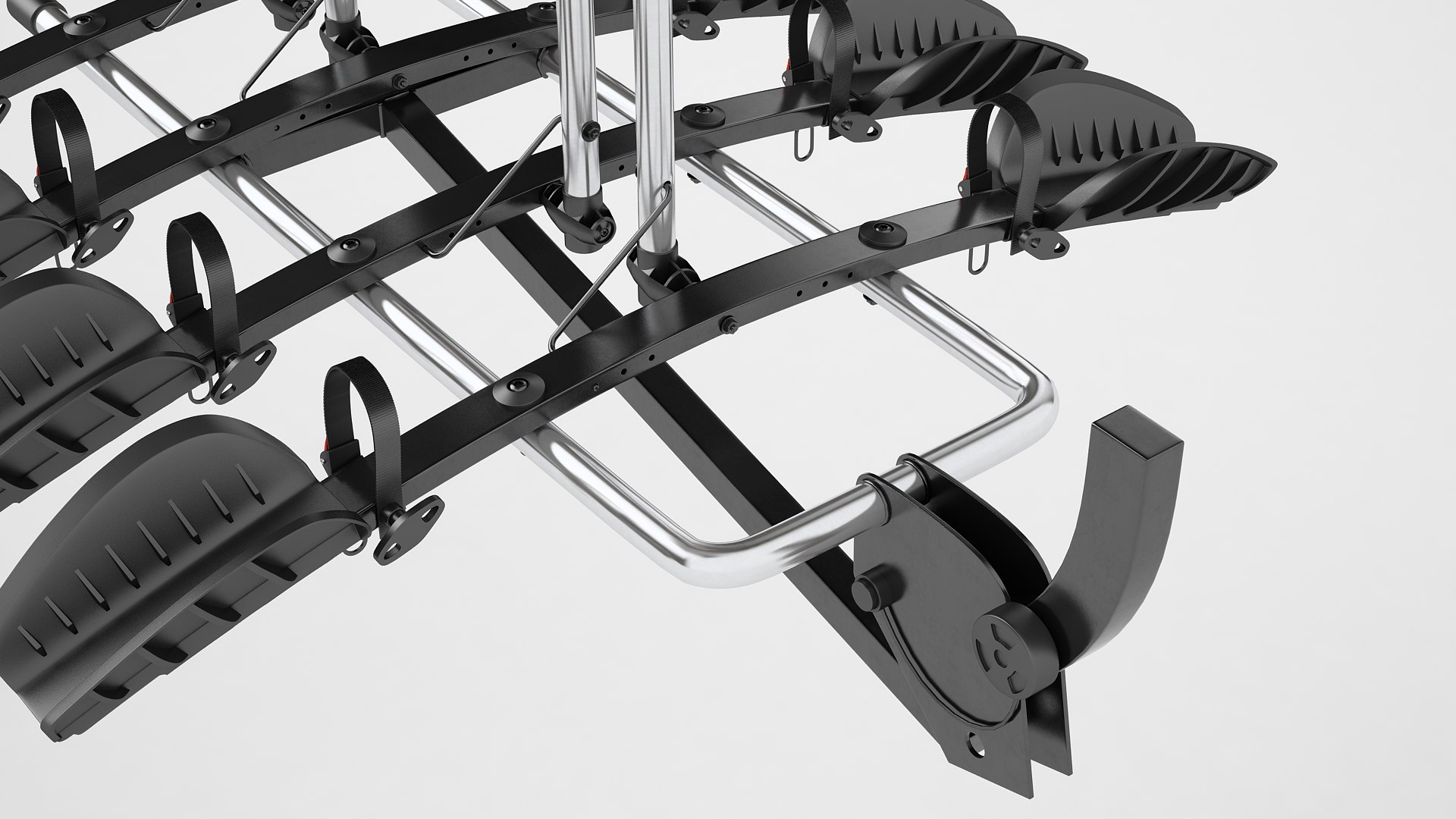 4 Bike Platform Hitch Rack 02 3D Model - TurboSquid 1807652