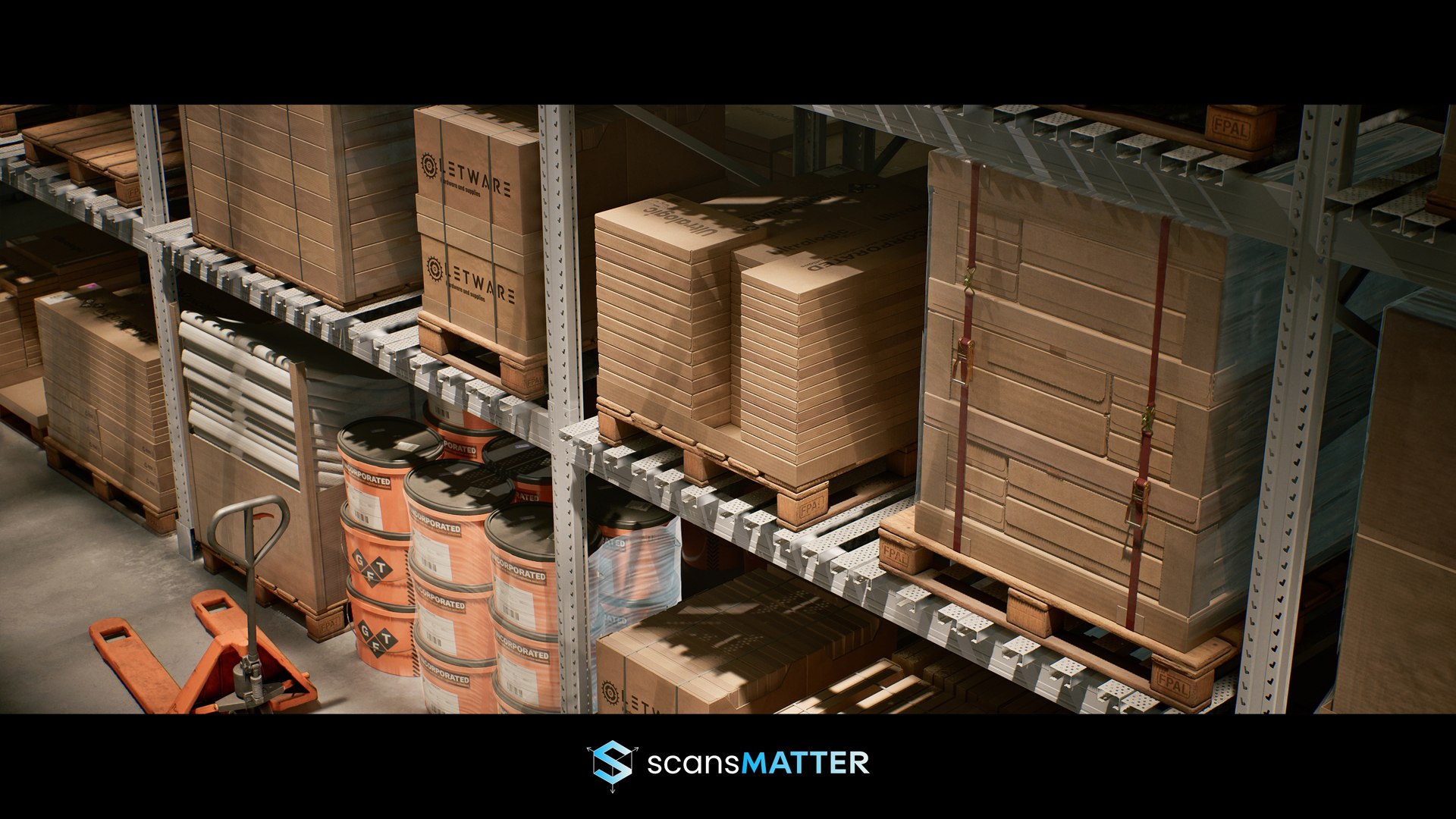 Warehouse Environment Real-Time UE5 Environment 3D Model - TurboSquid ...