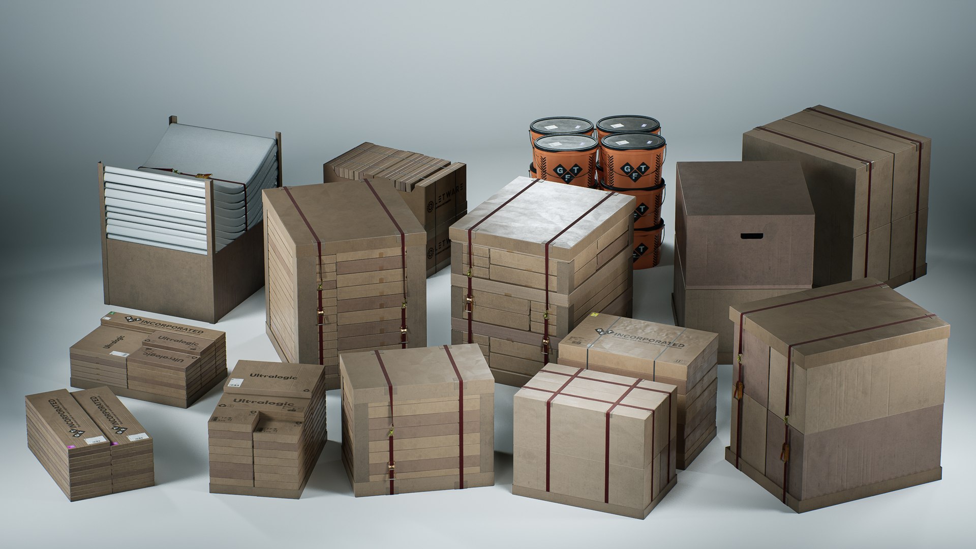 Warehouse Environment Real-Time UE5 Environment 3D Model - TurboSquid ...