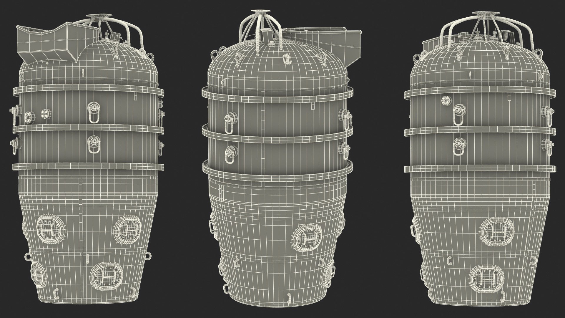 3D Submarine Rescue Chamber - TurboSquid 1933660