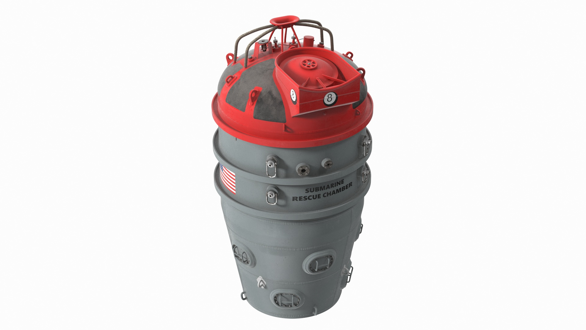3D Submarine Rescue Chamber - TurboSquid 1933660