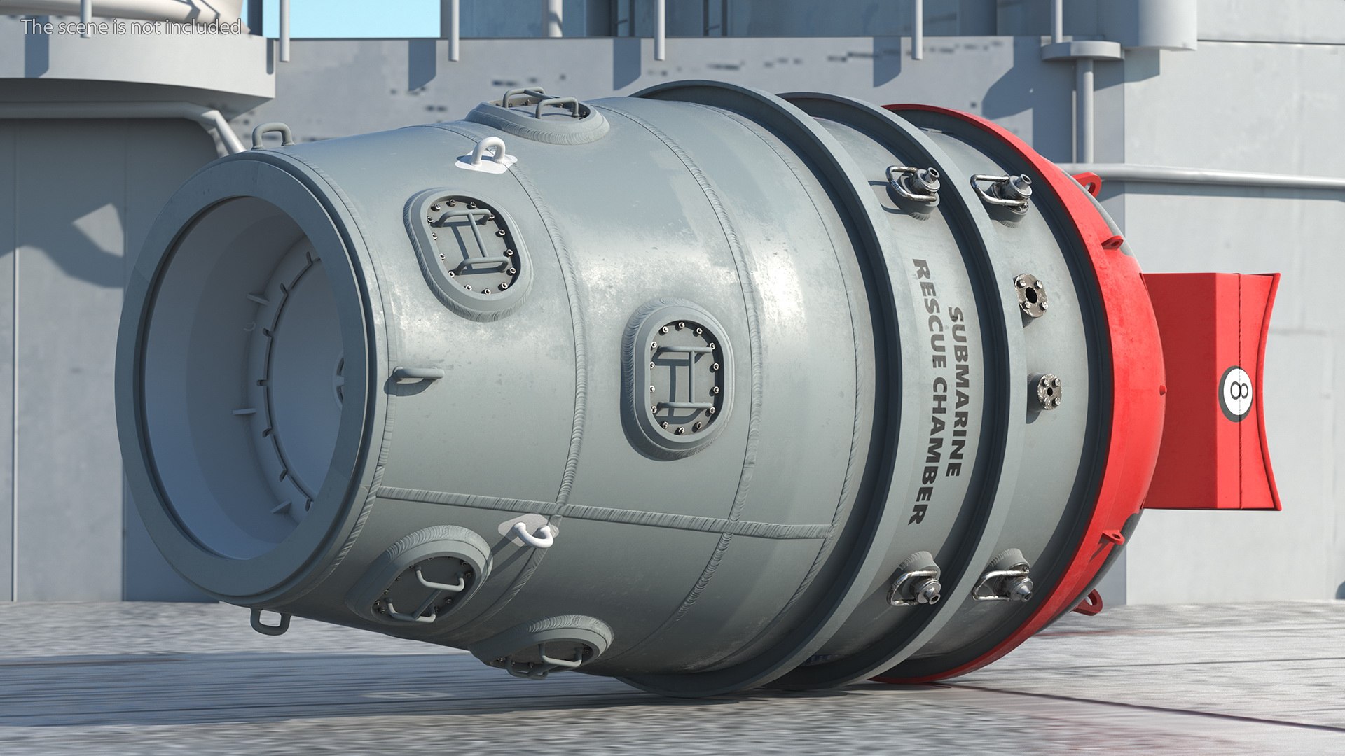 3D Submarine Rescue Chamber - TurboSquid 1933660