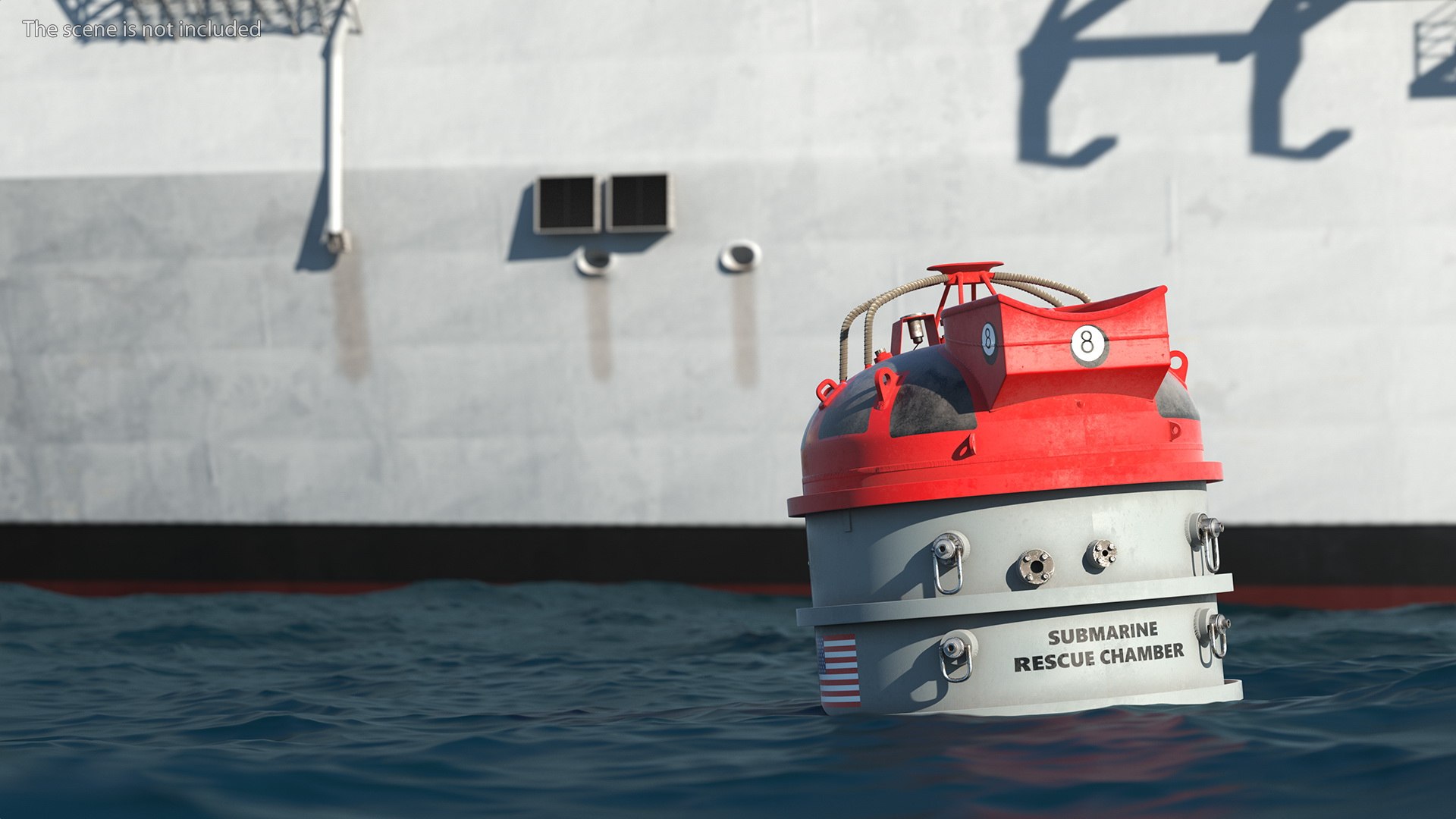 3D Submarine Rescue Chamber - TurboSquid 1933660